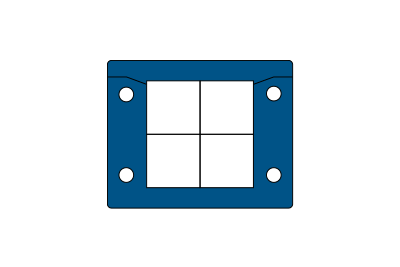 Split Cable Transit Frame for the Food Industry, IP64/IP65